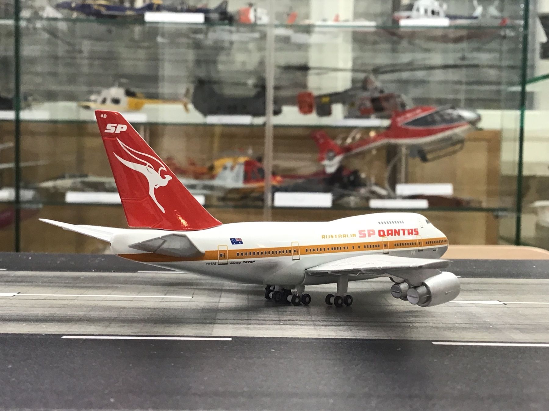 Qantas SP Boeing 747-SP Modellflugzeug, Sehr Selten! 1:500 (Neu (gemäss ...