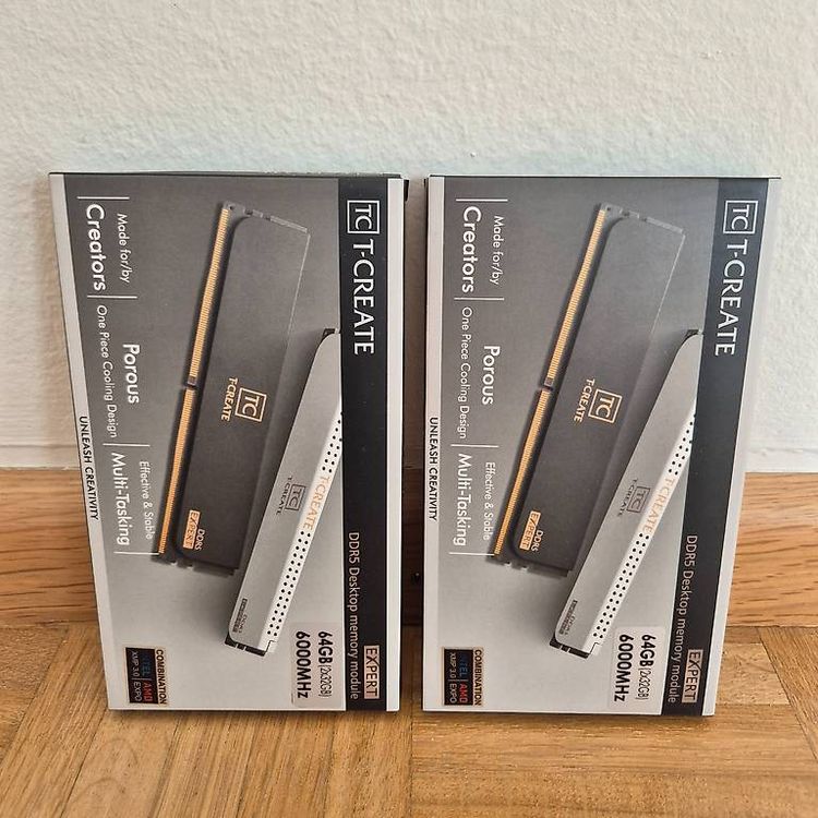 DDR 5 128 GB Team Group Desktop Memory 6000 MT/s (Neu und ...