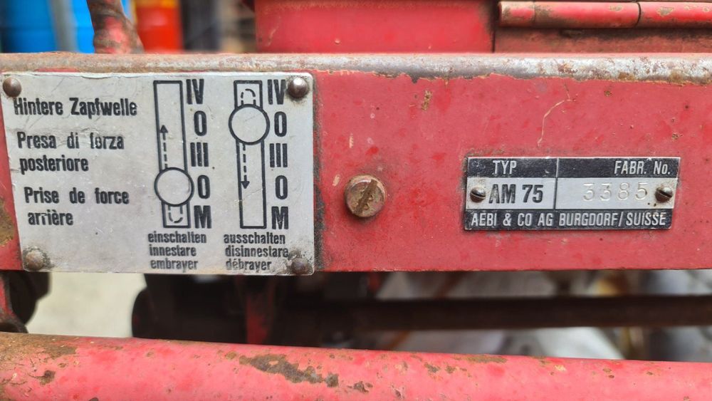Einachser Aebi AM75 ab Fr. 1.-- | Acheter sur Ricardo