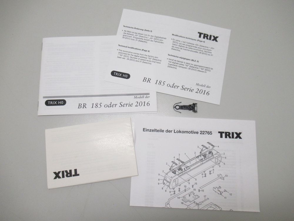 TRIX 22765 E-Lok Re 482 RAG der SBB CFF FFS DC Digital H0 (Gebraucht) in Basel für CHF 110 – mit ...