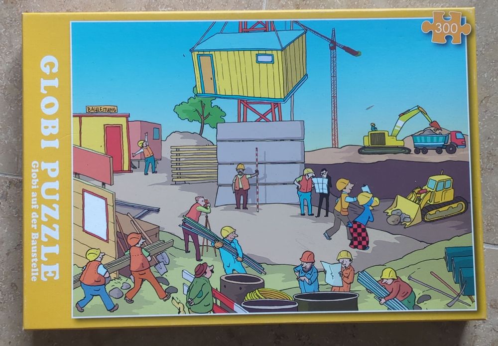 Globi Puzzle "Globi auf der Baustelle" - 300 Teile, komplett (Gebraucht ...