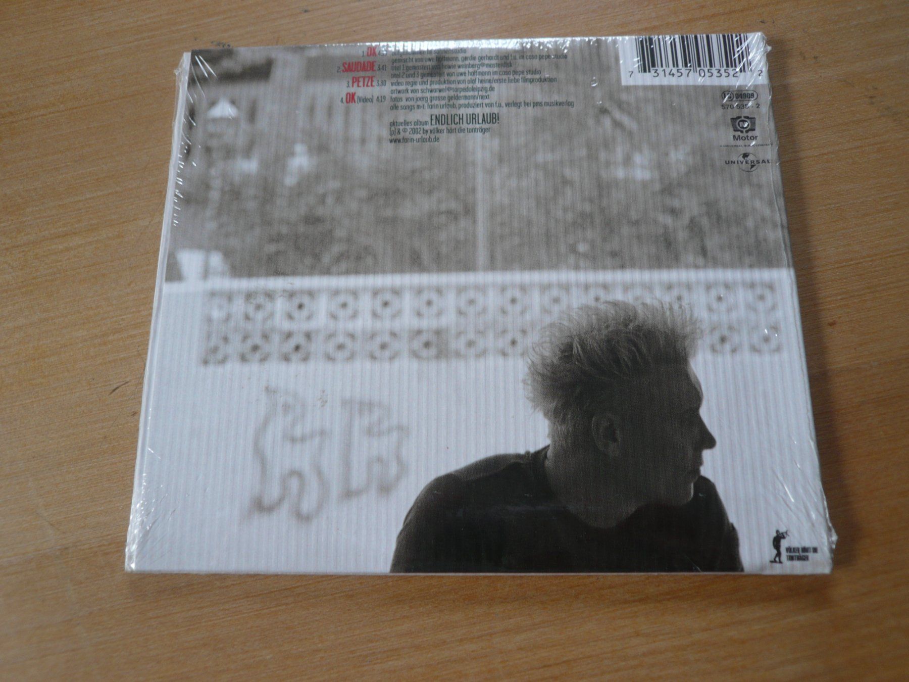 Farin Urlaub – OK - CD SINGLE - Austria 2002 - Ärzte (Neu und ...