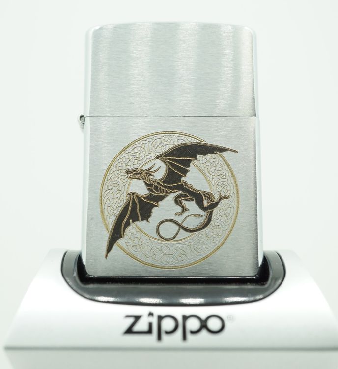 ZIPPO® DRAGON - engraved - 2008- UNGEZUENDET | Kaufen auf Ricardo