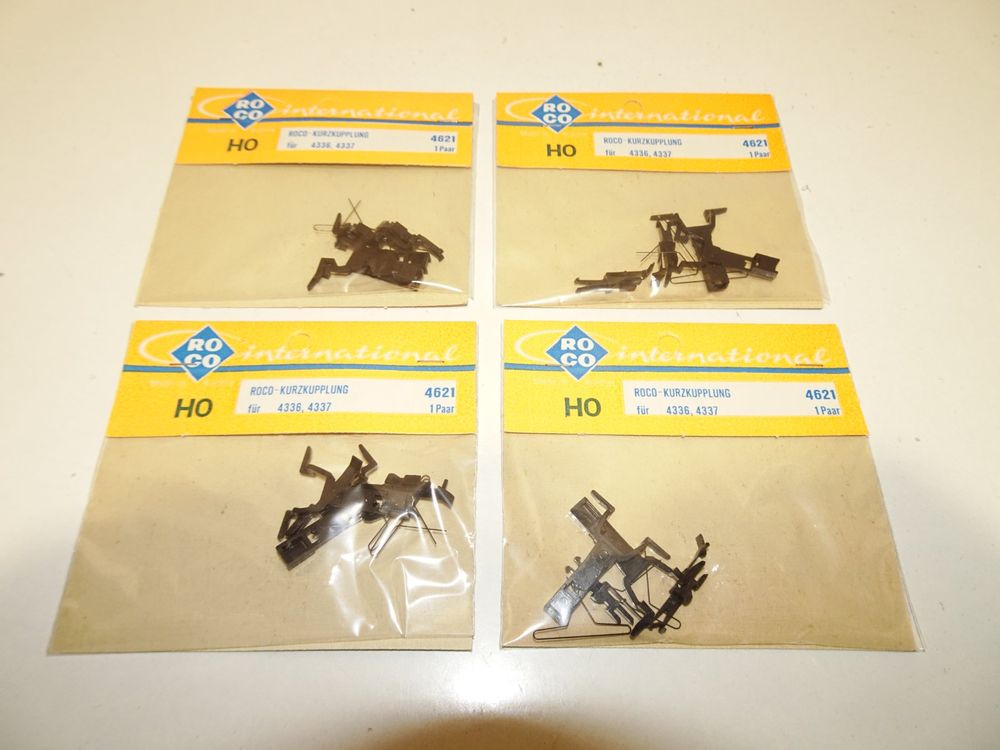 4 Roco Kurzkupplung Kupplung Garnituren HO 4621 (Neu (gemäss ...