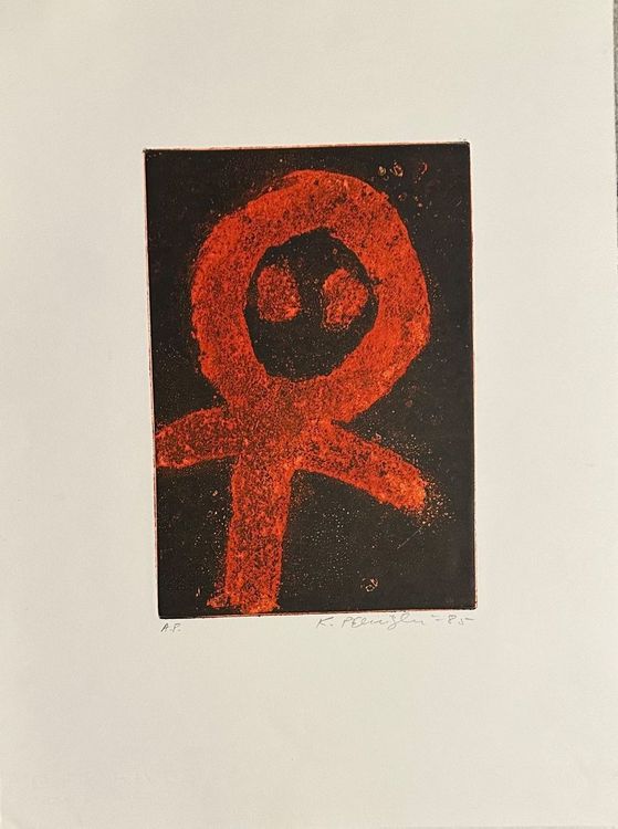 KÜNSTLER ? UNLESERLICH SIGNIERT RADIERUNG KÜNSTLERPROBE (Gebraucht) in Gersau für CHF 38 – mit ...