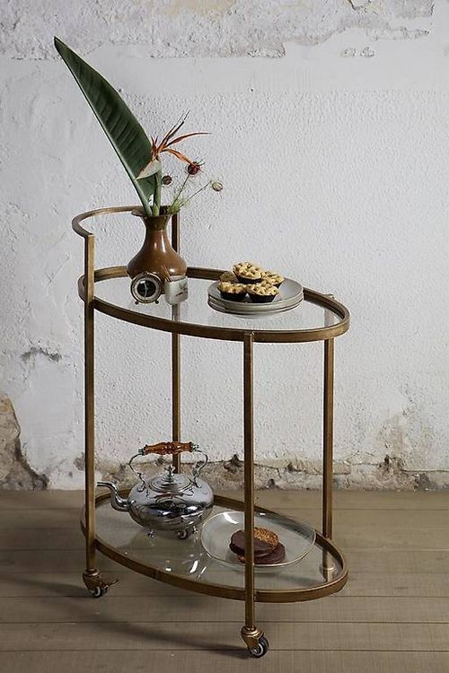 Goldener Servierwagen Vintage Retro (Gebraucht) in Maienfeld für CHF 150 – nur Abholung auf ...