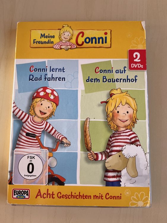 2 DVDs Conni lernt Rad fahren + Conni auf dem Bauernhof FSK (Gebraucht ...