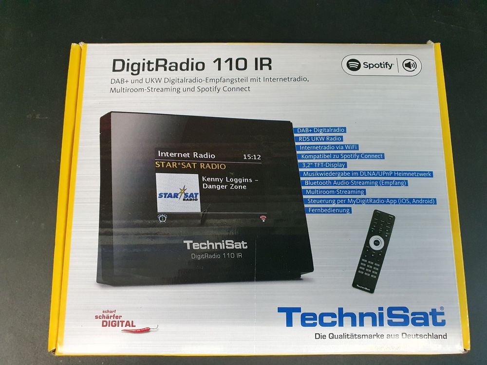 TechniSat DigitRadio 110 IR Internetradio, DAB+, WLAN, BT (Gebraucht ...