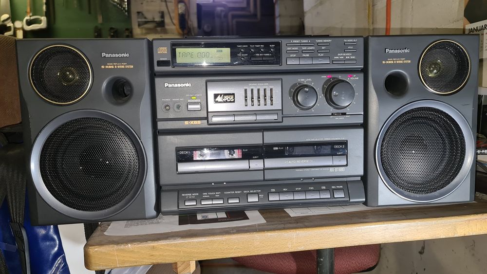 Panasonic RX-DT680 Boombox / Ghettoblaster-Radiorekorder (Gebraucht) in ...