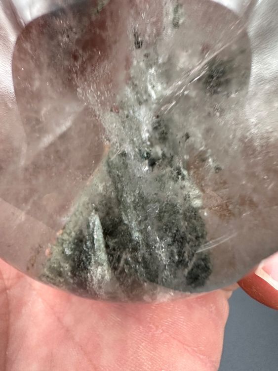 Garten / Phantom Quarz Sphäre, Lodolith Kugel, 600g | Kaufen auf Ricardo