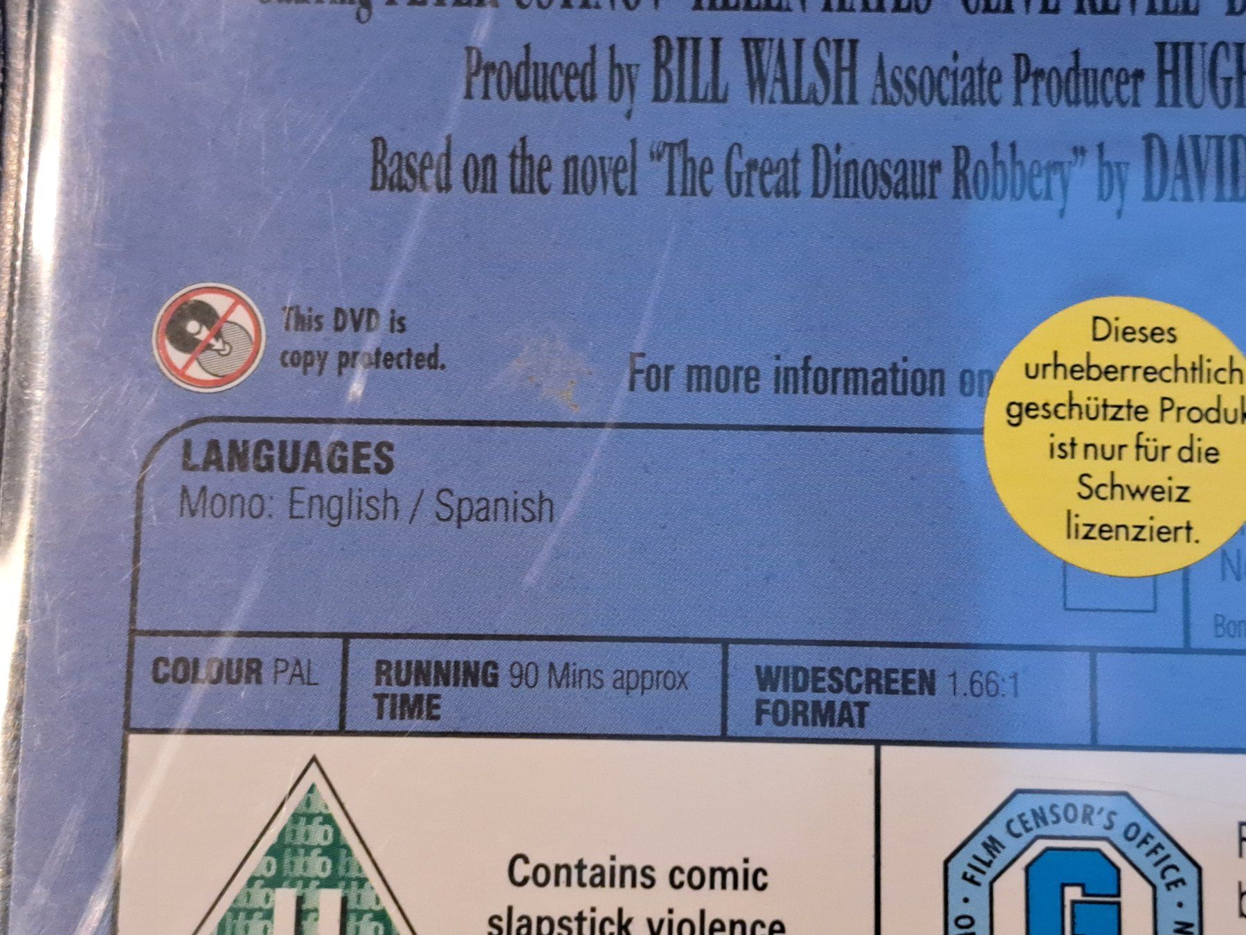 IMPORT DVD One of our Dinosaurs is missing, Walt Disney (Neu (gemäss ...