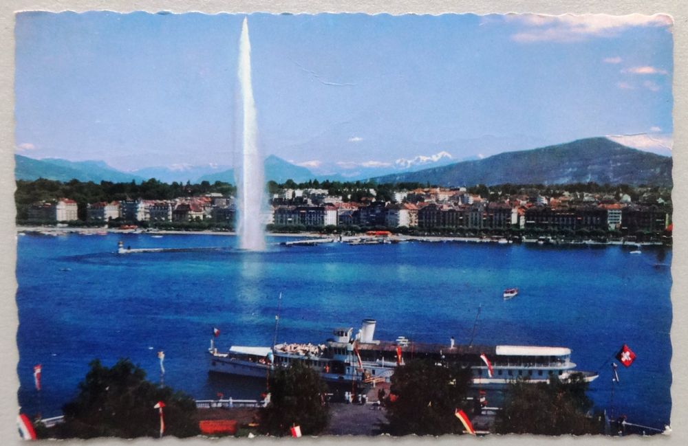 Genève - La rade et le Mt. Blanc (Gebraucht) in Fétigny für CHF 1 – mit Lieferung auf Ricardo kaufen