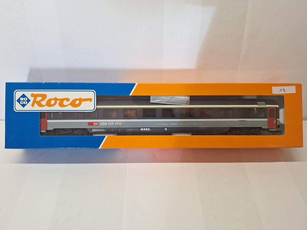 Voiture grise 1Kl Roco 44771 SBB CFF FFS H0 Neuf Boite | Kaufen auf Ricardo