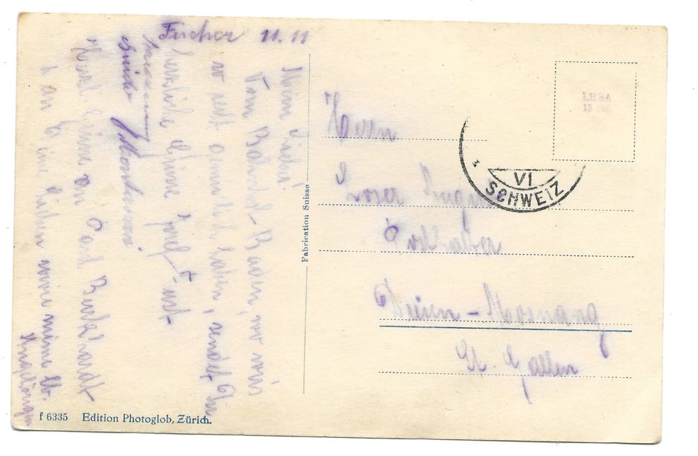 Baden (AG) Bahnhof + Post - Oldtimer Auto - Saurer Postauto (Gebraucht) in Engelburg für CHF 24. ...