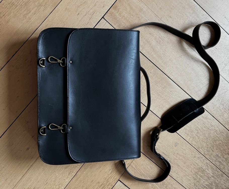 Moi Moi Koko Leather 3-in-1 backpack cross hand bag black (Gebraucht ...