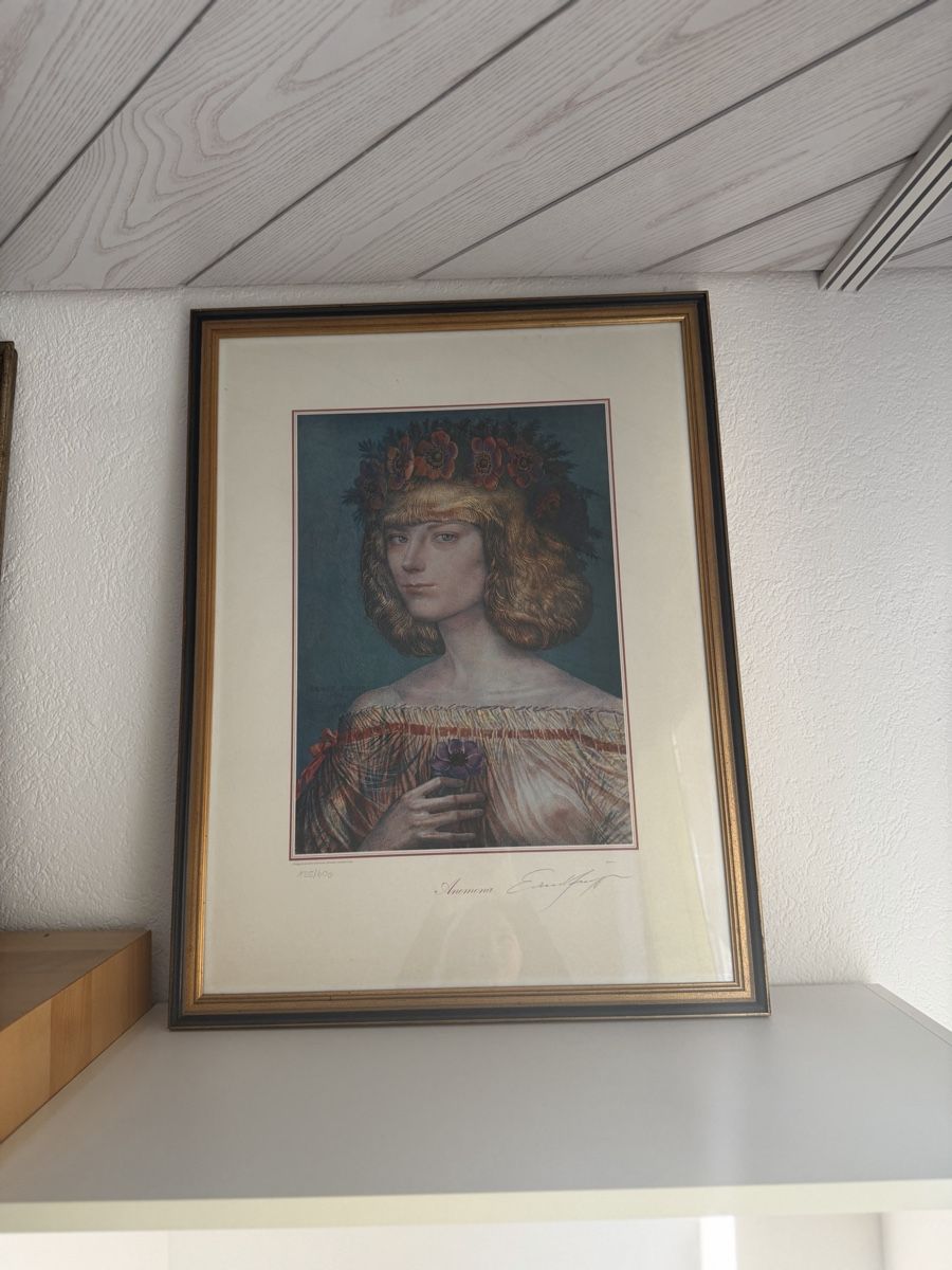 Ernst Fuchs – Anemona Signed & numbered limited-edition prin (Neu und ...