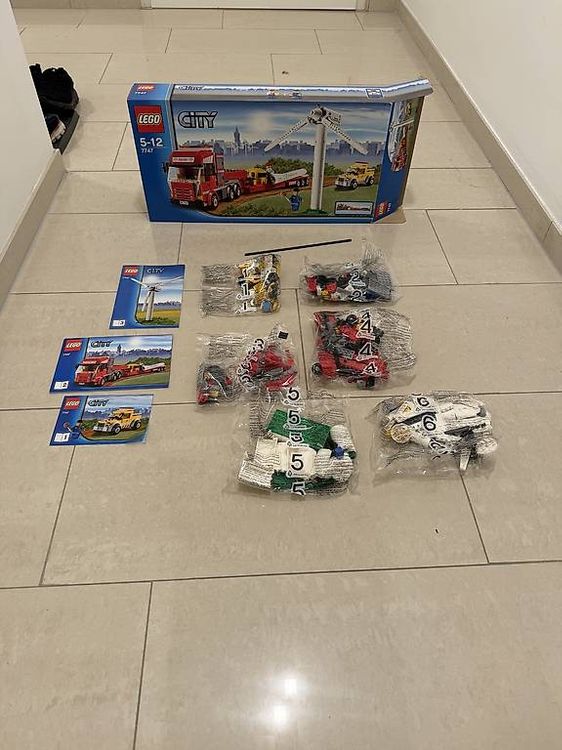 Lego City Windrad Transport 7747 Rarität (Neu (gemäss Beschreibung)) in ...