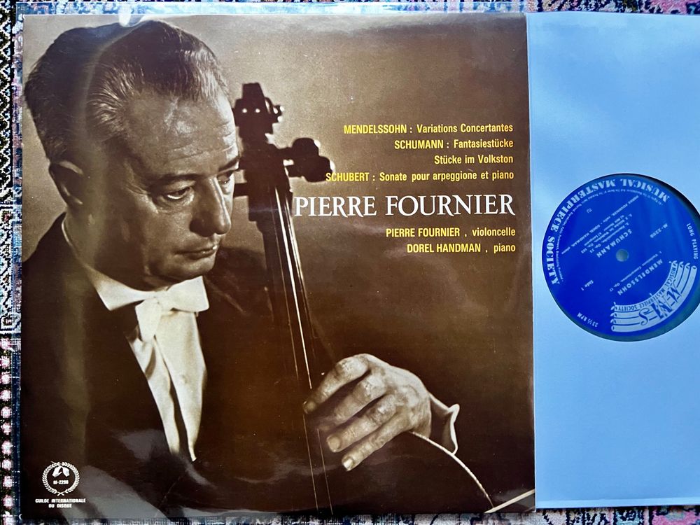 Recital Pierre Fournier Schubert Schumann - ED 1 LP 🛀 (Gebraucht) in ...