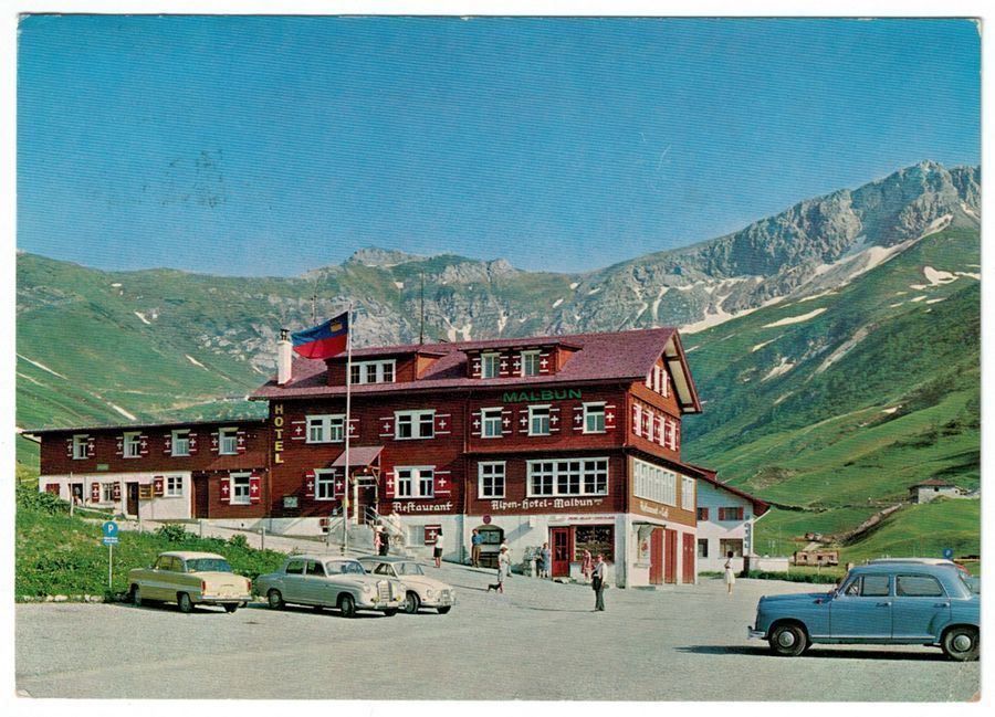 Alpen-Hotel Malbun, Oldtimer (Gebraucht) in Frauenfeld für CHF 0.8 – mit Lieferung auf Ricardo ...