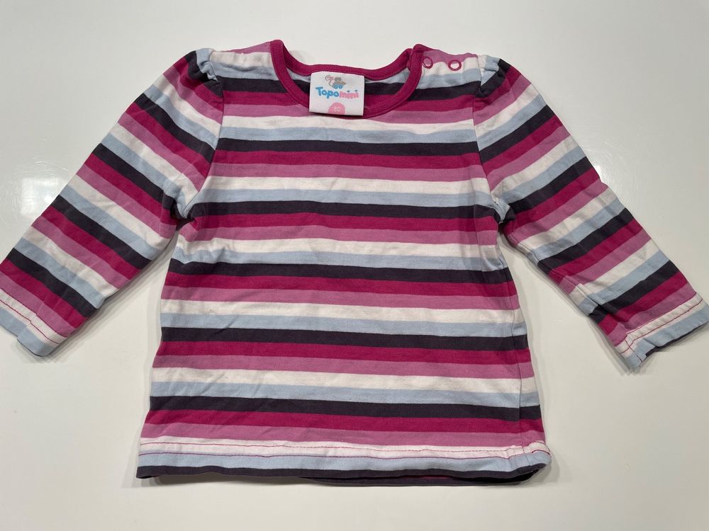 Topo Mini 80 gestreift pink/weiss/hellblau | Kaufen auf Ricardo