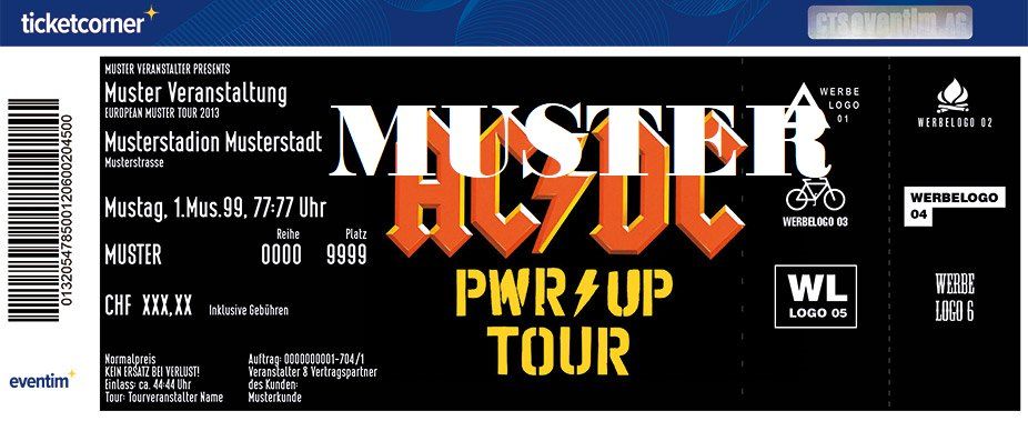 AC/DC - 2 Stk. Front Field - Letzigrund 29. Juni 2024 | Kaufen auf Ricardo