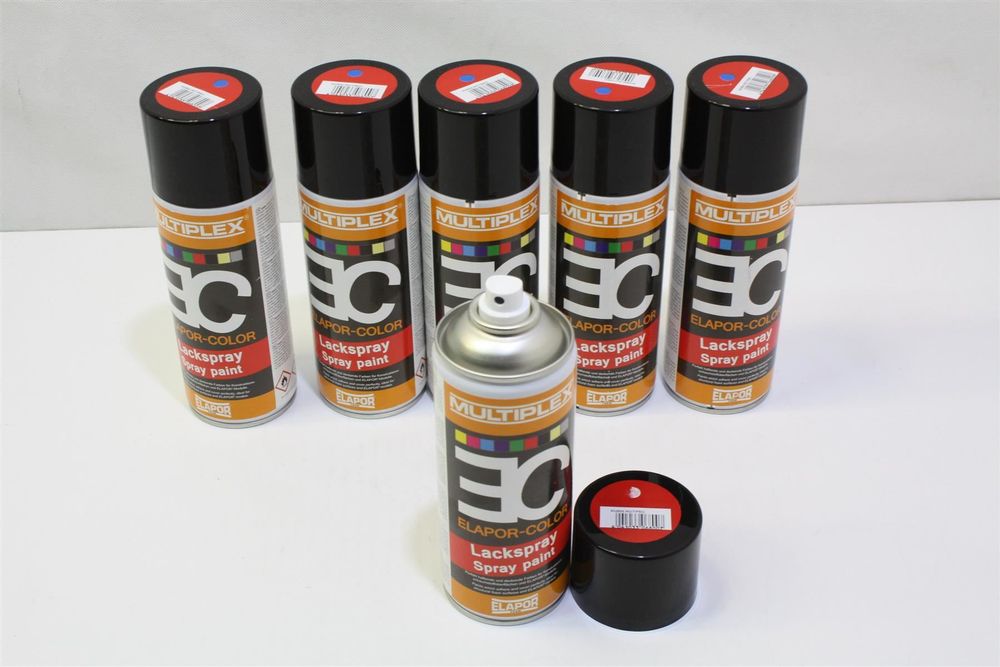 6x MULTIPLEX Lackspray rot (22062546) (Neu und originalverpackt) in ...