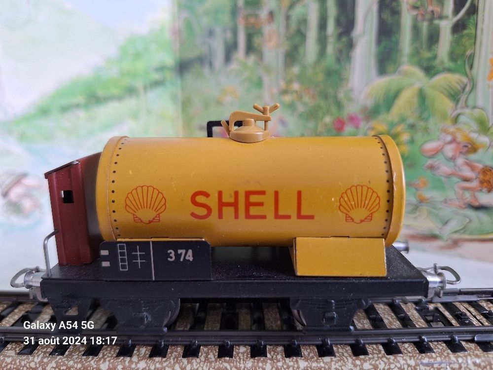 Märklin HO. Wagon Citerne Shell, en fer , 50 ans de Märklin (Neu ...
