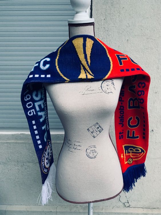 Superbe écharpe Europe ligue FC BÂLE-CHELSEA FC 25.04.2013 (Neuf (Voir ...