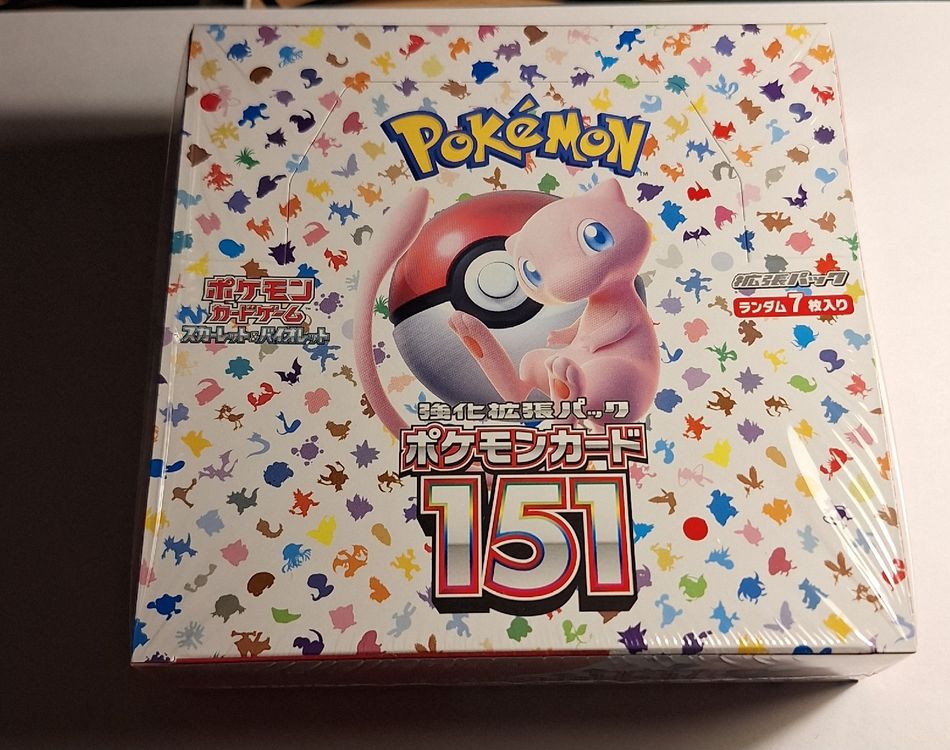 Pokemon 151 Booster box sv2a Sealed Display Japanese | Kaufen auf Ricardo