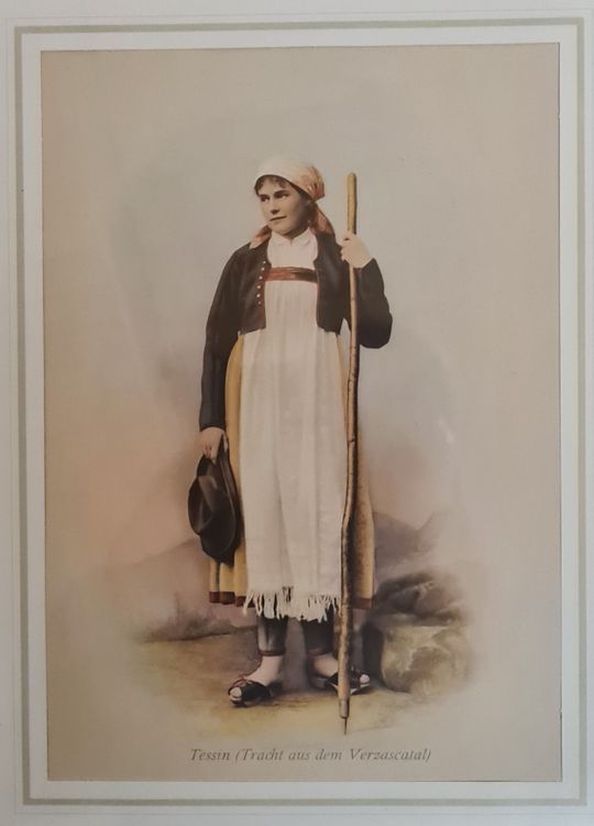 Bilder Graubündner Tracht und Tracht aus dem Verzaskatal (Gebraucht) in ...