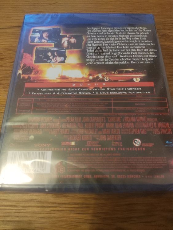 Christine - John Carpenter (Blu-ray) NEU (Neu und originalverpackt) in ...