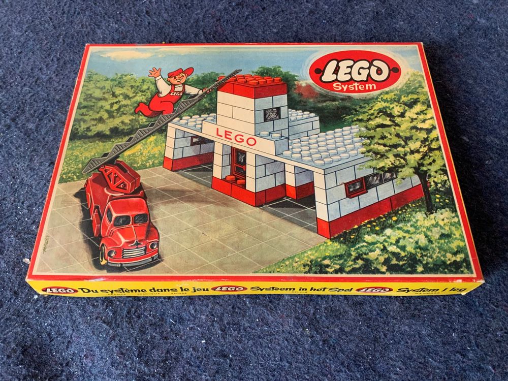 Lego System Fire Station 308 sehr selten VINTAGE 50er Jahre | Kaufen ...