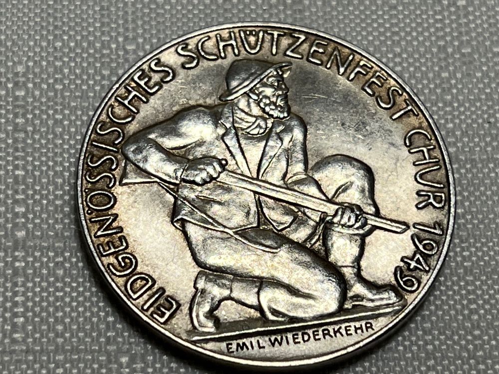 5. 1 Medaille EIDG. Schützenfest Chur (Gebraucht) in St. Peterzell für CHF 11 – mit Lieferung ...