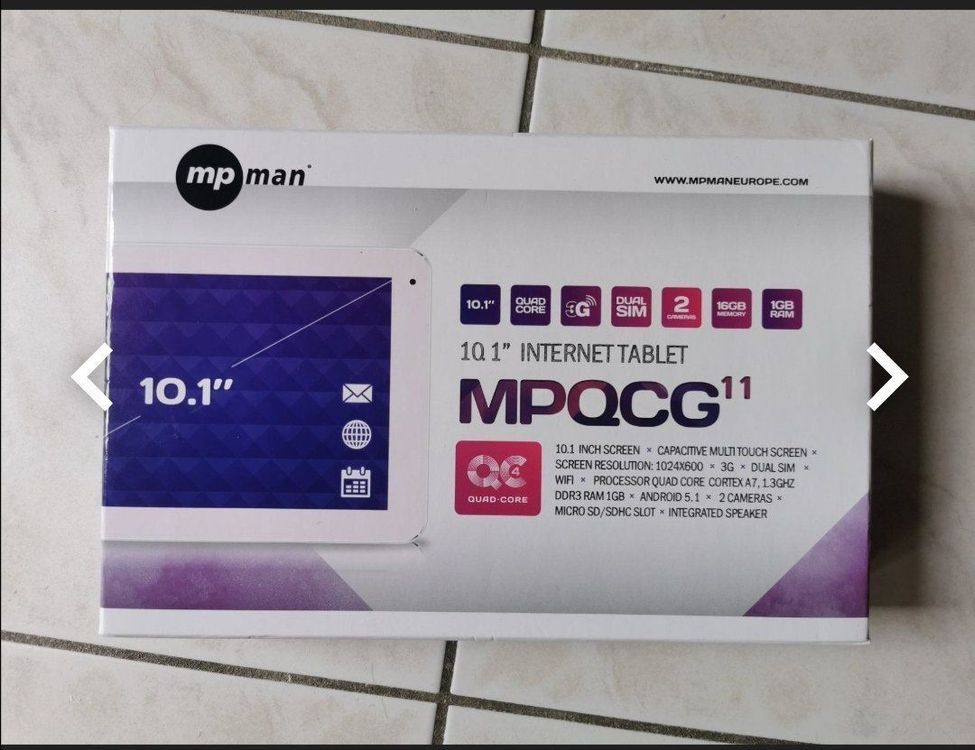 Tablet MP man | Kaufen auf Ricardo
