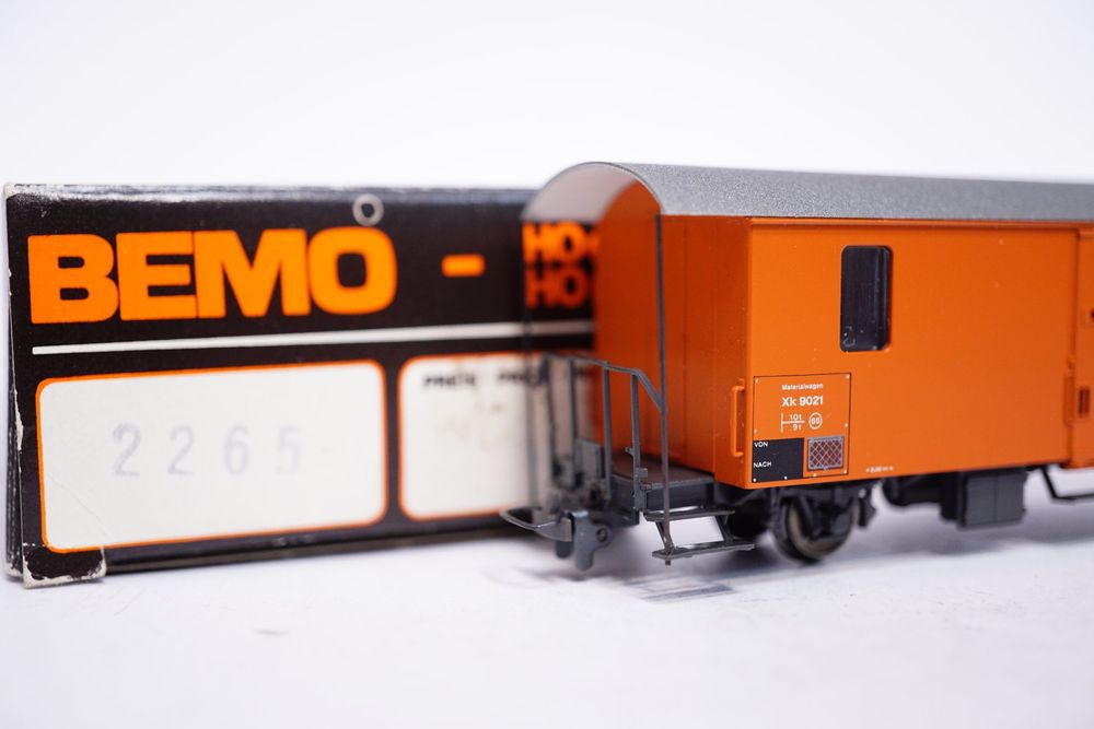 4∑ Bemo SoMo RhB Materialwagen Xk 9021 orange (Gebraucht) in Uetendorf für CHF 45 – mit ...