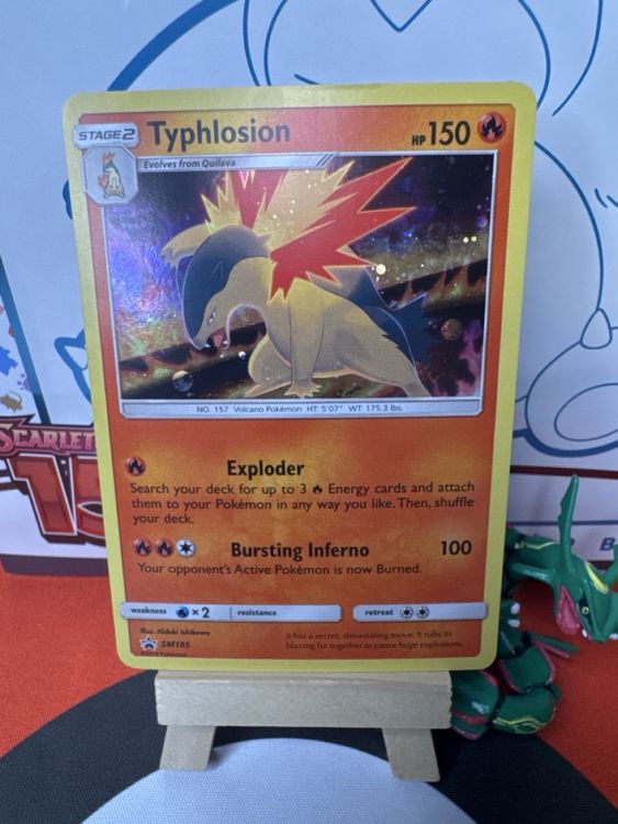 POKÉMON / Typhlosion / SM Black Star Promos / Holo Bleed (Gebraucht) in ...