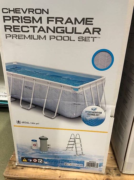 Pool Intex 4x2 Meter Höhe 1 Meter (Gebraucht) in Neuheim für CHF 200 ...