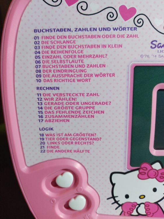 Hello Kitty Lerncomputer - ideal für den Schulstart! (Gebraucht) in ...