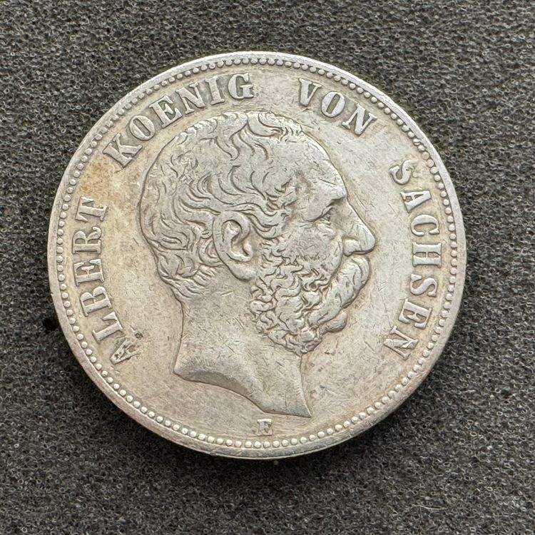 5 Mark Silber Sachsen 1876 | Kaufen auf Ricardo 5 Mark Silber Sachsen 1876 | Kaufen auf Ricardo