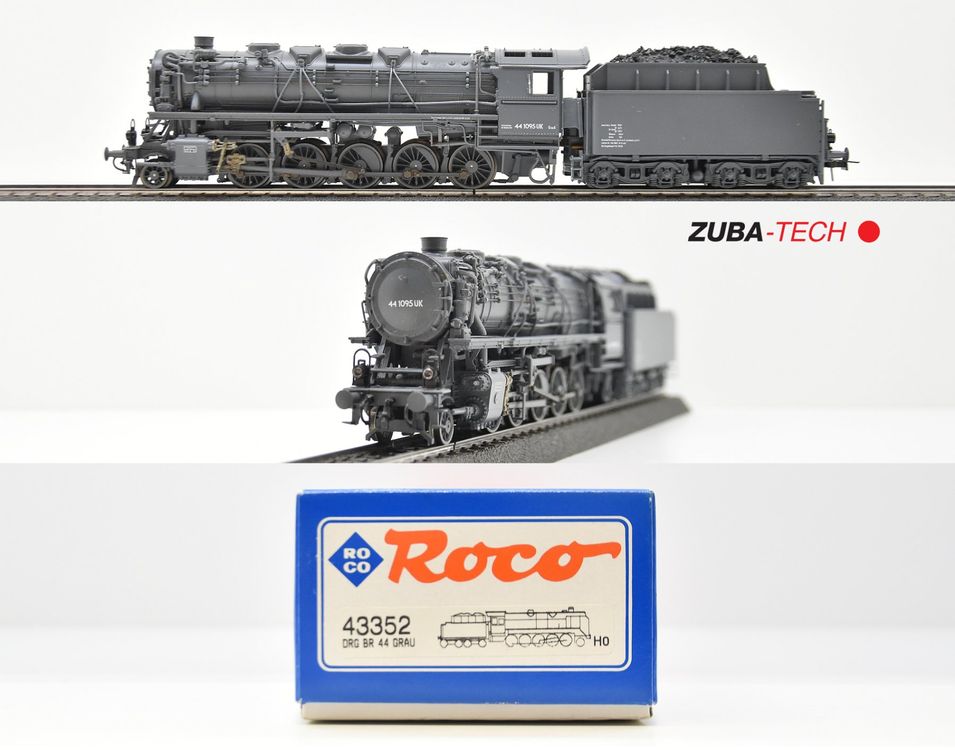 Roco 43352 Dampflok BR 44 DRG Kriegslok H0 GS Analog mit OVP | Kaufen ...