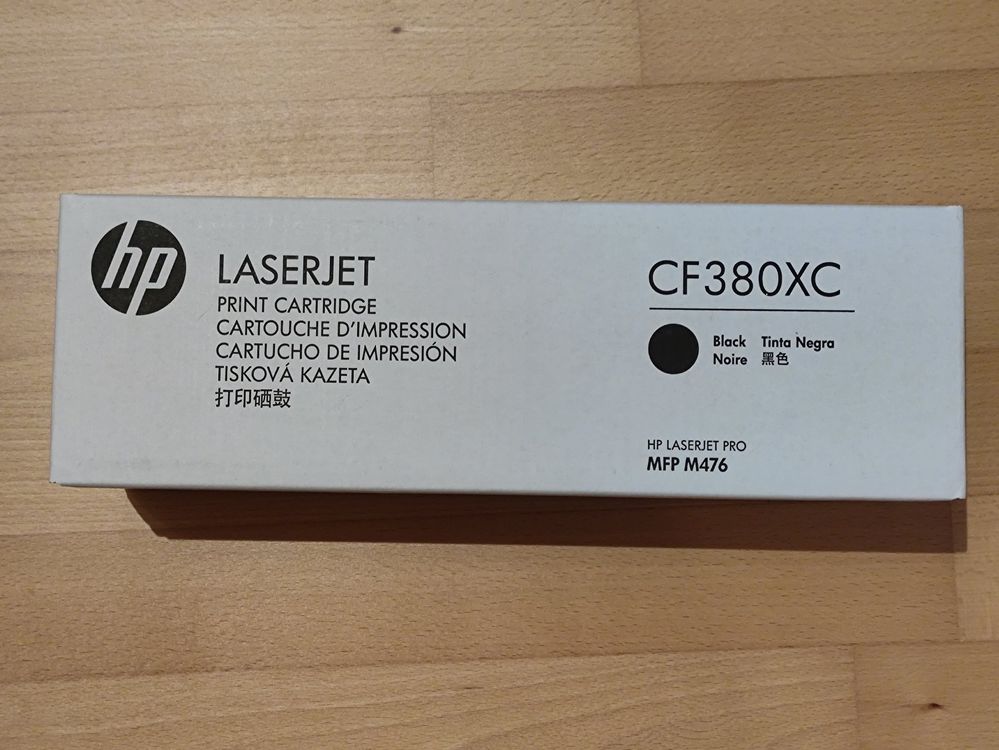 HP original Toner 312X schwarz (CF380XC) für HP M476er MFPs (Neu und ...