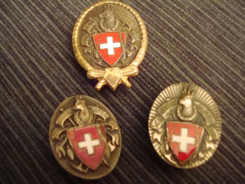 3 Abzeichen SAC - Alpenclub (Gebraucht) in Neuenegg für CHF 9 – mit Lieferung auf Ricardo kaufen