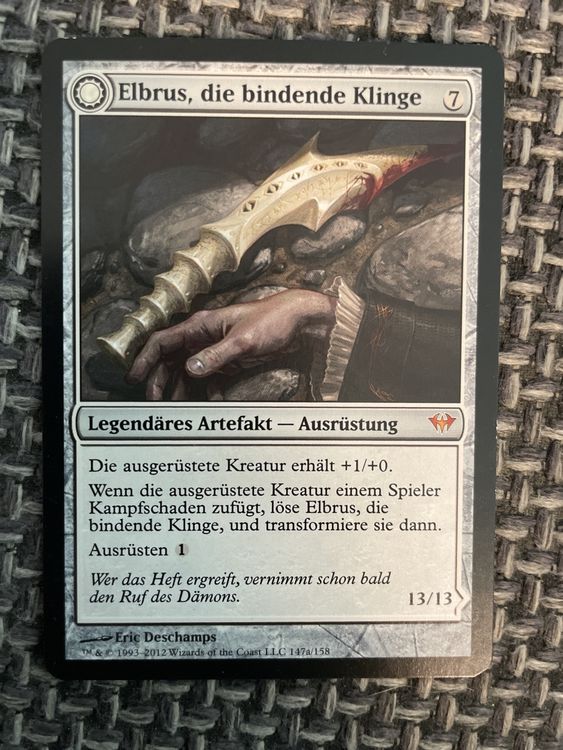 Elbrus, die bindende Klinge. Seltene Magic Karte, Top! (Gebraucht) in ...