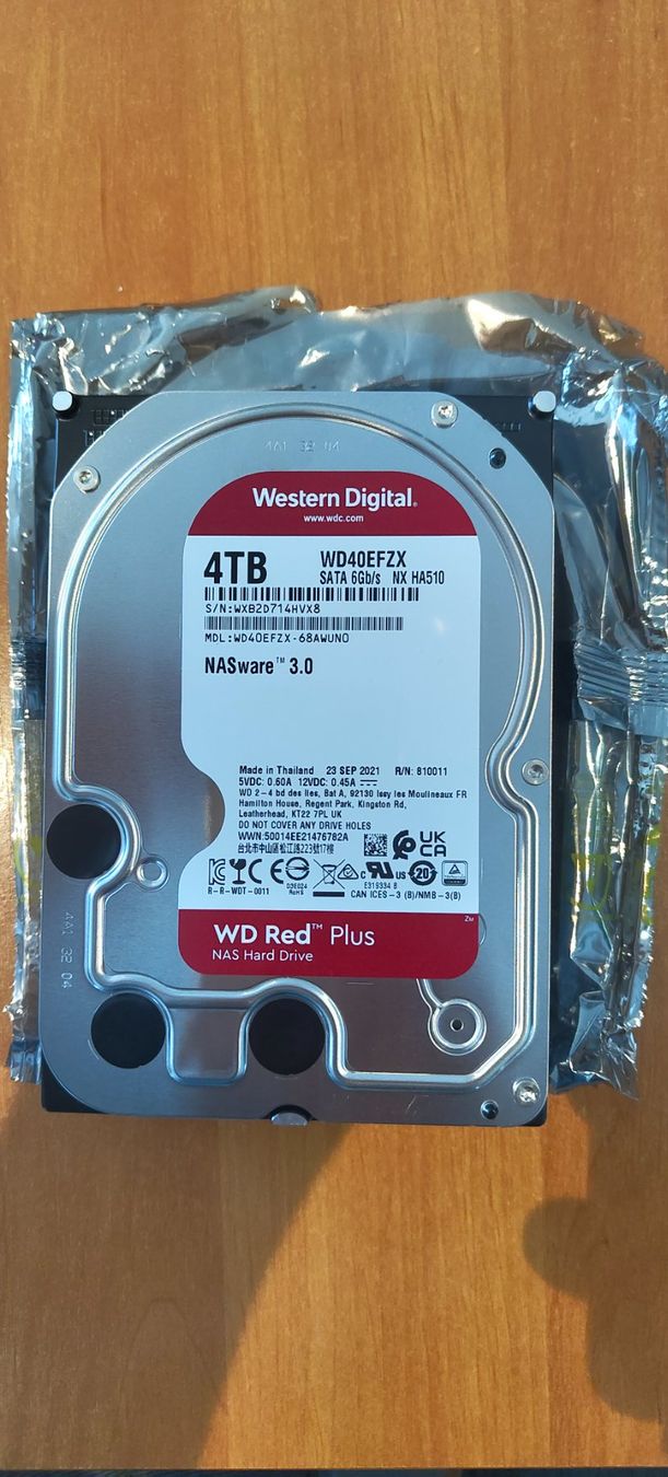 Western Digital WD Red Plus 4TB HDD Hard Disk (Gebraucht) in Sementina ...