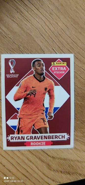 Panini WM 2022 Extra Sticker Ryan Gravenberch (Neu (gemäss Beschreibung)) in Ennenda für CHF 10 ...