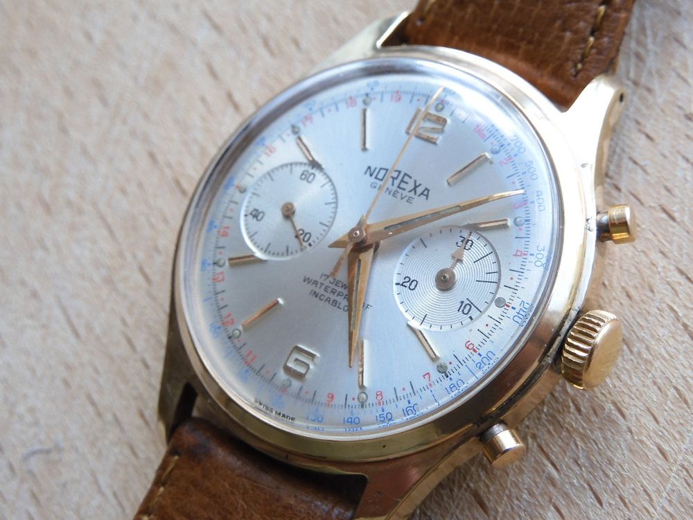 Vintage Chronograph Norexa / Valjoux 92 / Schaltrad | Kaufen auf Ricardo