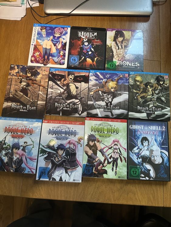 Animation, Manga, Bluray, DVD, Sammlung Attack on Titan usw | Kaufen ...