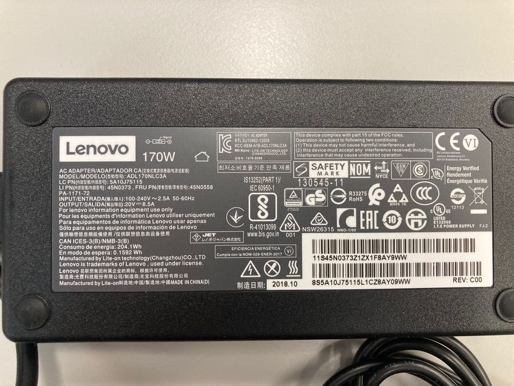 Lenovo adapter 170W (Gebraucht) in Herzogenbuchsee für CHF 57 – mit ...
