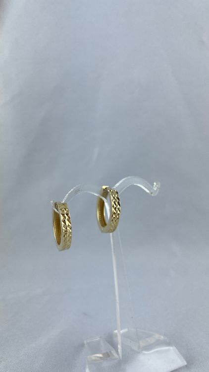 Ohrringe / Creolen in 585 Gold / 14 Karat | Kaufen auf Ricardo