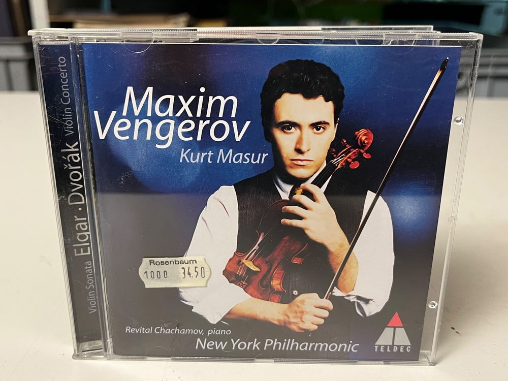 Elgar, Dvořák - Maxim Vengerov - Violin Concerto - SRA01C (Gebraucht ...